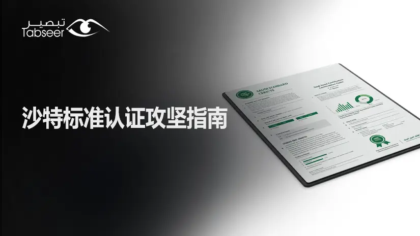 沙特标准认证攻坚指南 | TABSEER