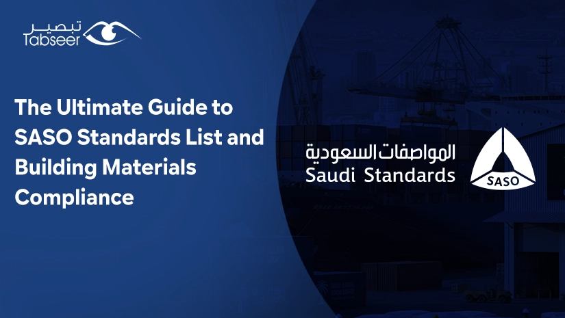 SASO Standards List and Building Materials Compliance