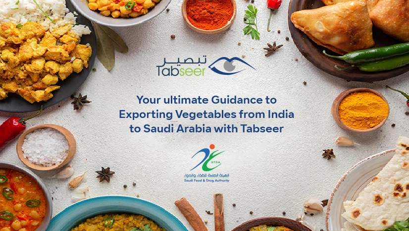 How to export vegetables from India to Saudi Arabia